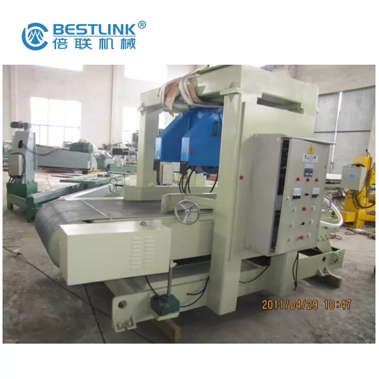 Dual Blade Thin Stone Veneer Flats And Corners Cutting Saw Machine ...