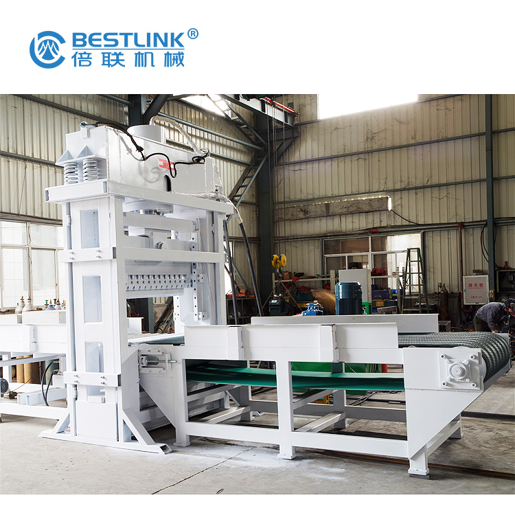 200ton Splitting Force Stone Cutting Machines with Roller And Belt ...